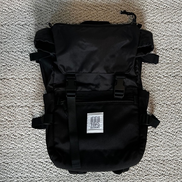 Topo Designs | Bags | Topo Designs Rover Pack Classic Black | Poshmark